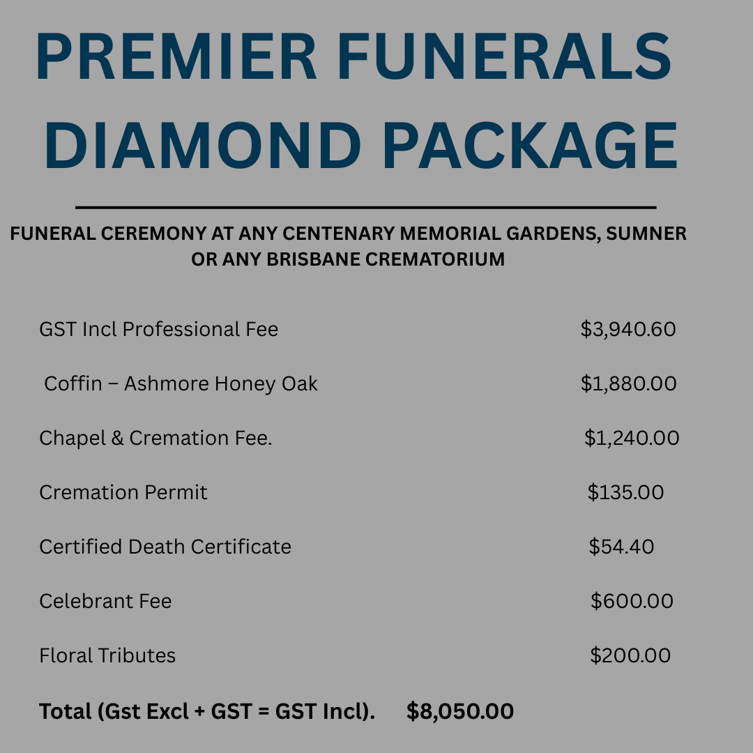 Diamond Funeral Package in Brisbane & Sunshine Coast | Premier Funerals