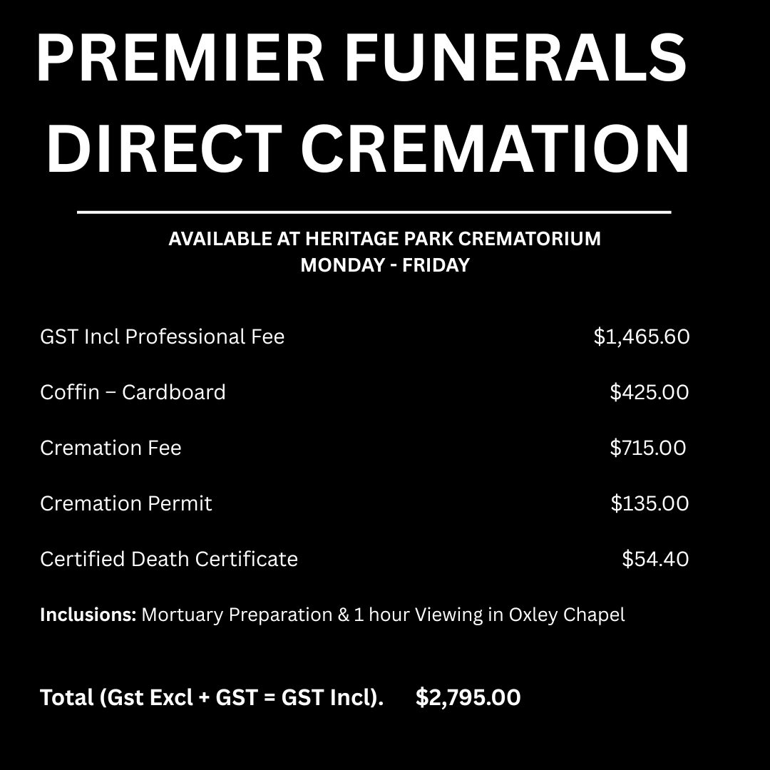 Affordable Direct Cremation Package in Australia | Premier Funerals